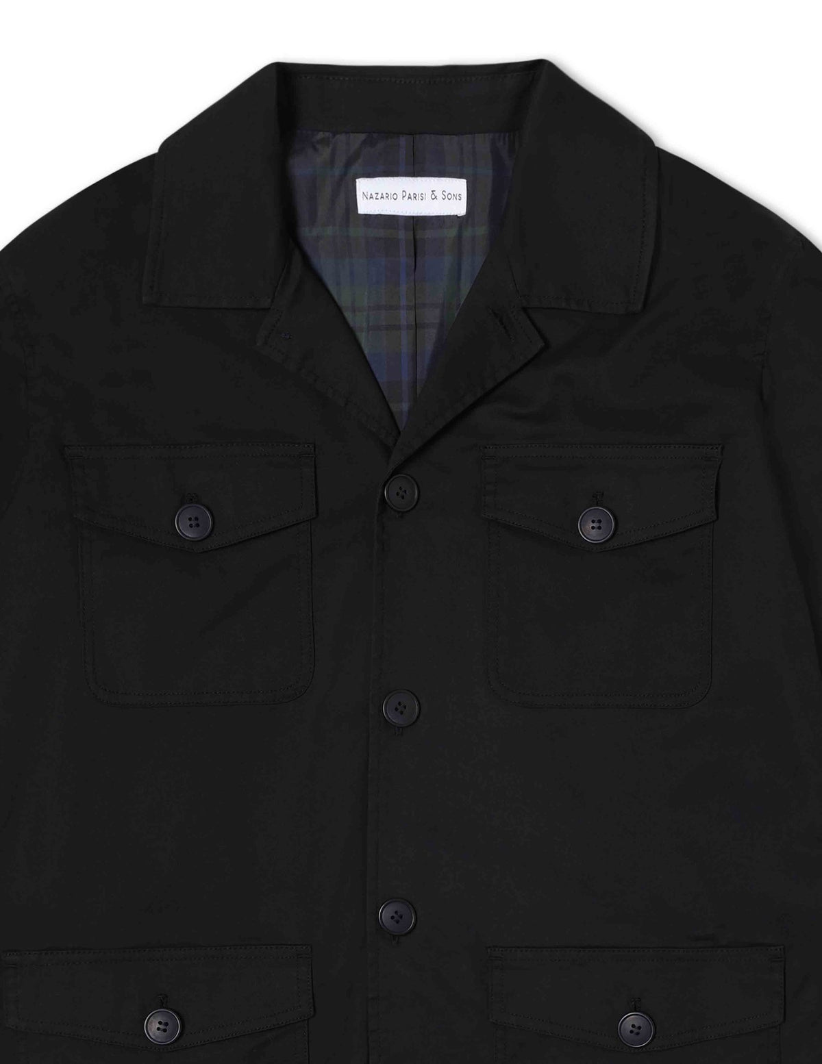 Black Aligato Field Jacket